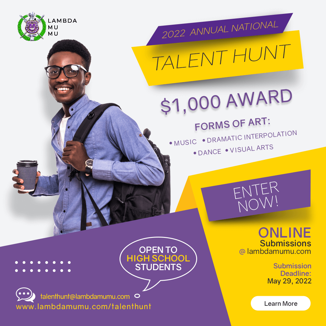 2023 Achievement Week Souvenir Booklet Submission - Lambda Mu Mu Portal